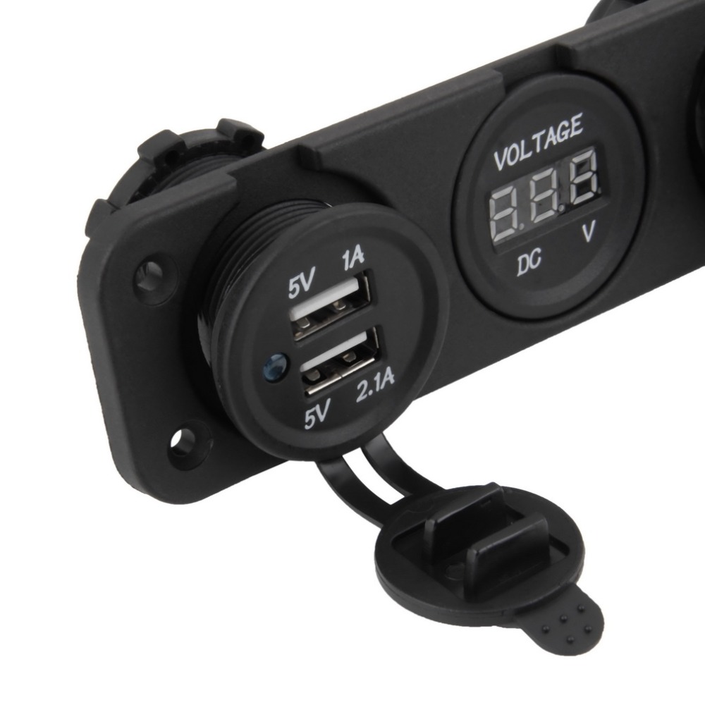 Купить 12V двойной автомобилей прикуриватель розетка usb адаптер ...