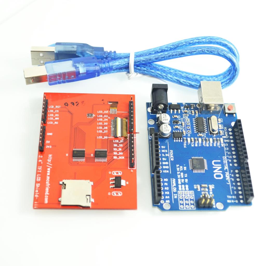 Купить УНО Mega328p R3 для Arduino 24 дюймовый Tft сенсорный ЖК