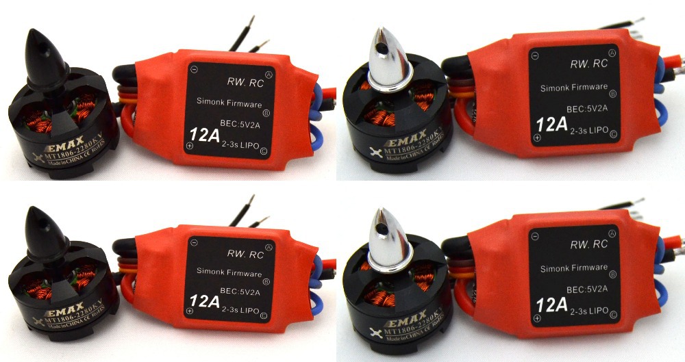 Купить углеродного волокна мини-qav250 c250 280 горючего emax 1806 ...