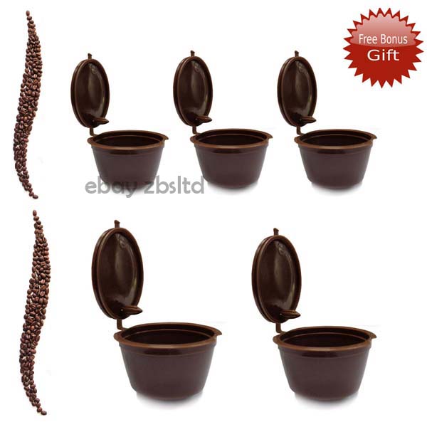 Купить 3pcs/пакет многоразового использования dolce gusto капсулы кофе ...