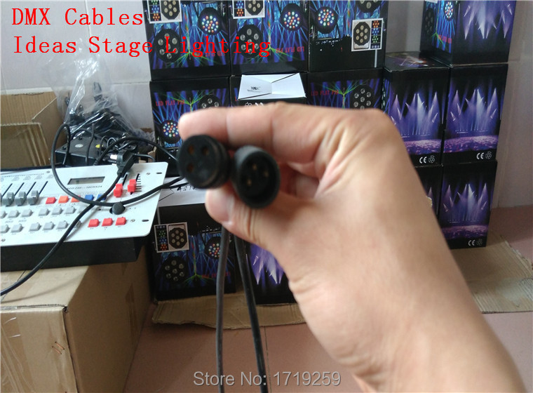 Купить 10pcs/lot dmx сигнал линии три кабеля номинальной свет ...