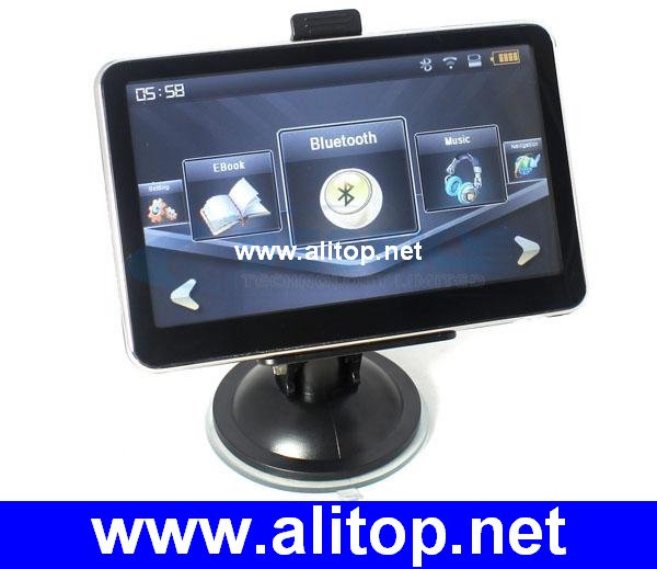 Купить 5-дюймовый автомобиль gps навигатор mp3 mp4 плеер fm сенсорный ...