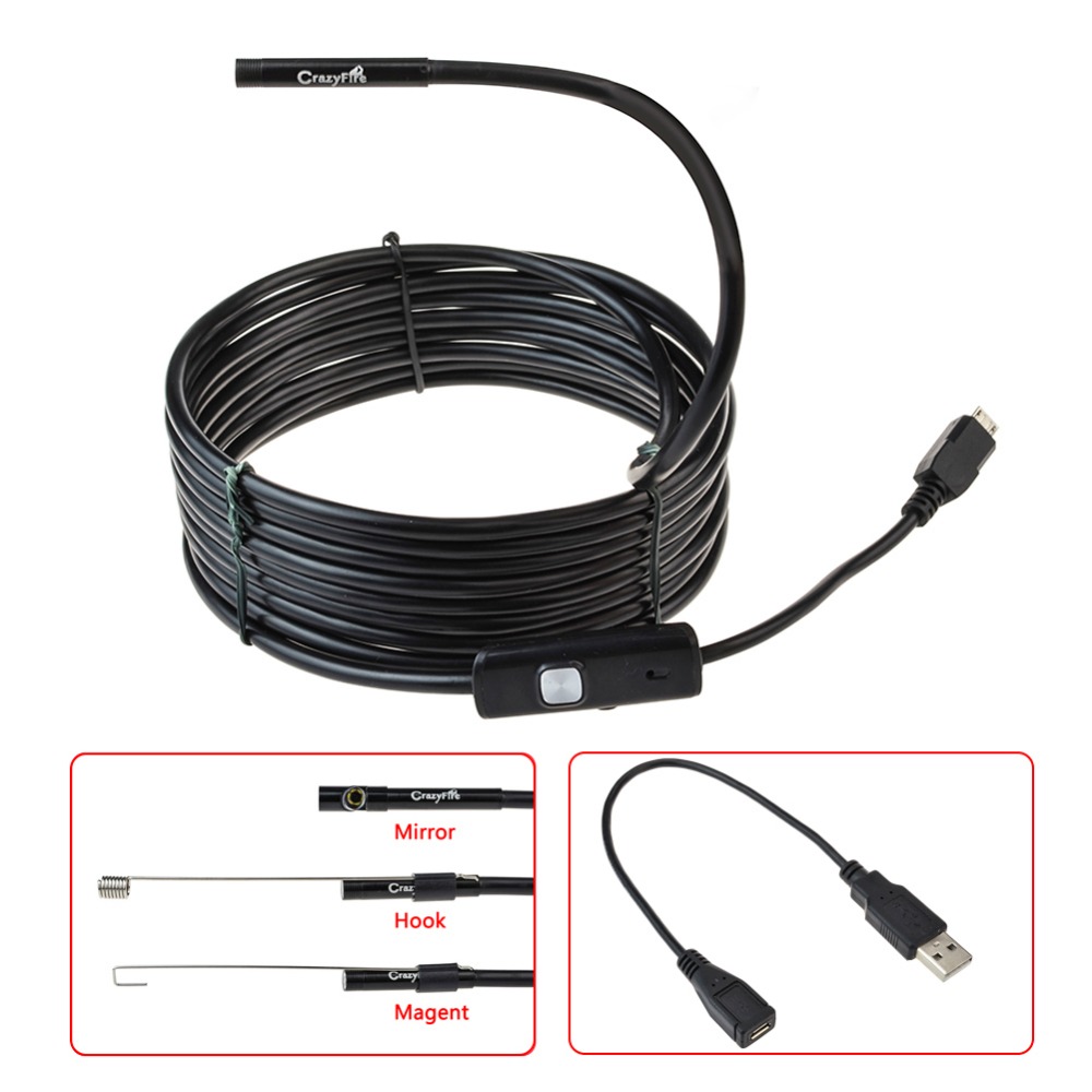 Купить последние 5,5 мм 6 светодиодов android смартфон usb ip67 ...