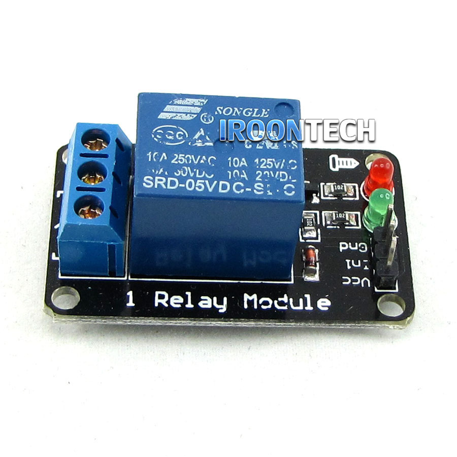 Купить 1 канал изолированных 5v релейный модуль сцепления для Arduino
