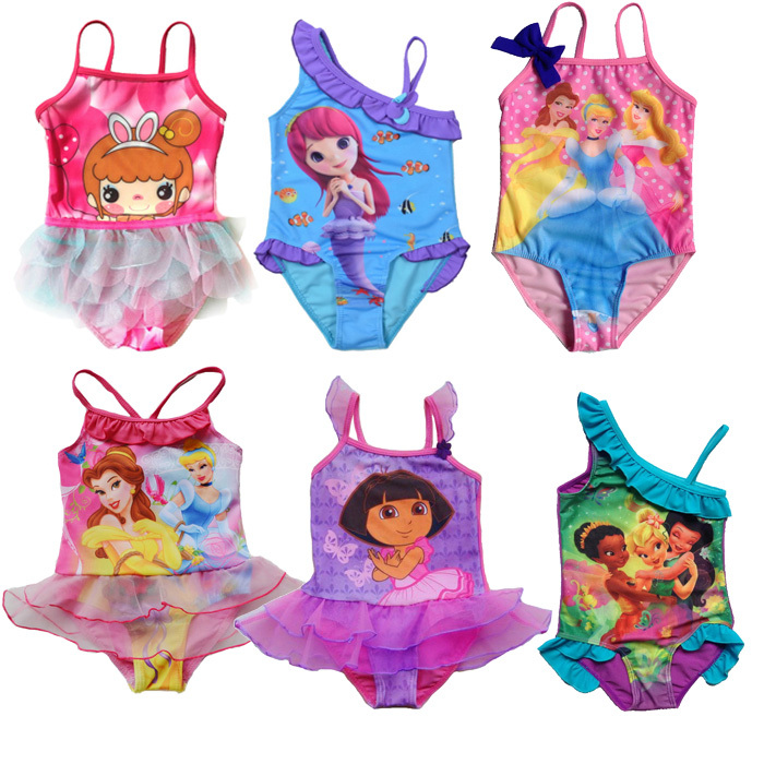 Купить Розничная девушка младенца принцесса купальник Купальники ...