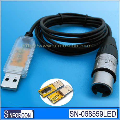 Купить USB-rs485 для женщин кабель xlr 3p для dmx декодер, usb-dmx ...